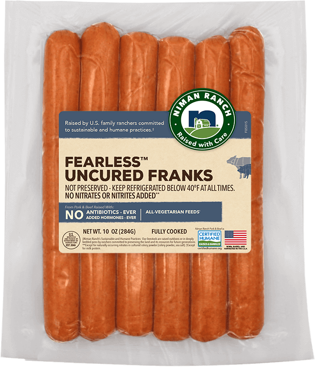 Natural Hot Dogs, Pork & Beef Franks | Niman Ranch