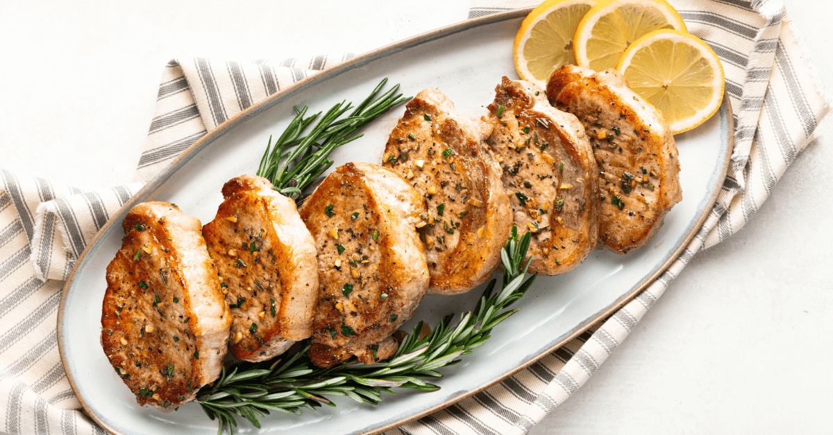 Garlic, Herb, and Lemon Pork Chops - Niman Ranch